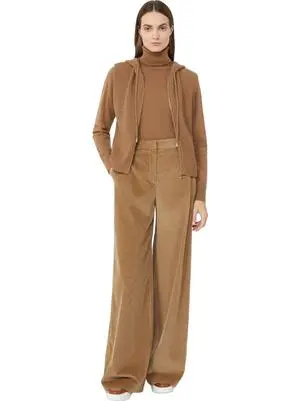 Max Mara Flared Corduroy Trousers - Camel