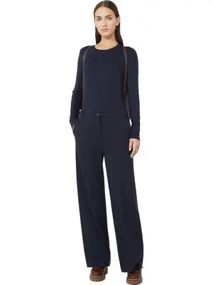 Max Mara Stretch Jersey T-shirt - Navy