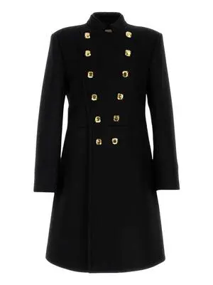 Valentino Garavani Valentino Garavani Shearling Coat Black