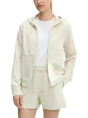 Emporio Armani Zip-front Hoodie - Neutrals