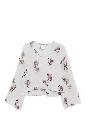 Day Birger Et Mikkelsen Floral-printed Top - Grey