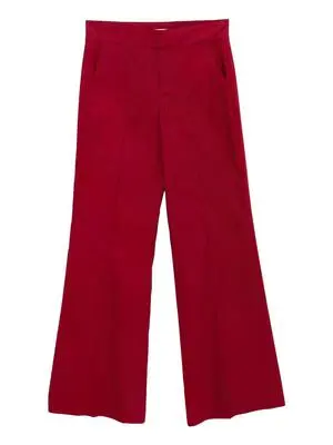 Alice + Olivia Wide-leg Trousers - Red