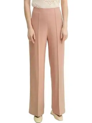 AERON Wrap-front Split-hem Trousers - Pink