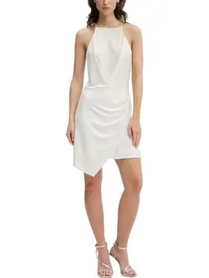 IRO PARIS Halterneck Mini Dress - White