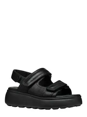 Geox Platform Sandals - Black