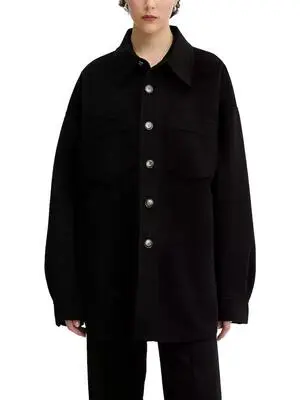 Nanushka Button-fastening Shirt Jacket - Black