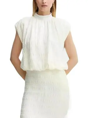 BRUUNS BAZAAR Fringed Midi Dress - White
