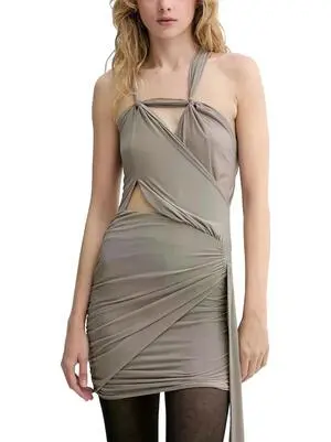 ANIYE BY Knotted Draped Mini Dress