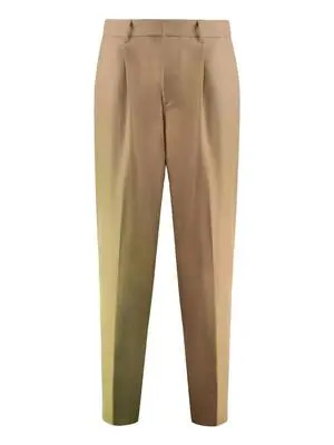 BOSS Pleated-front Trousers - Neutrals
