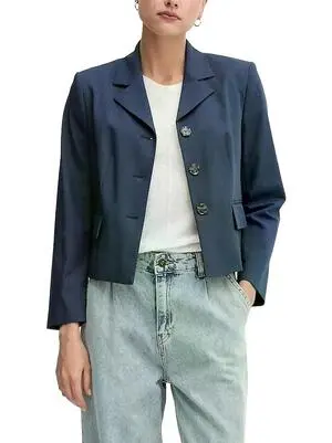 Sisley Single-breasted Blazer - Blue