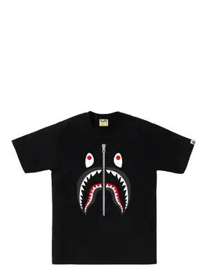A BATHING APE Shark T-shirt - Black