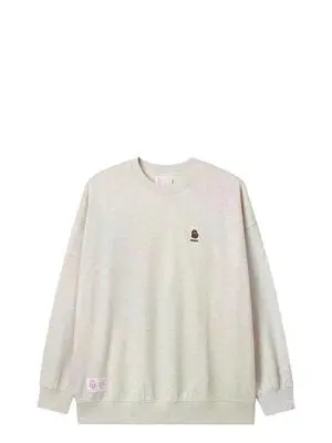 FINGERCROXX Logo-patch Cotton Sweatshirt - Neutrals