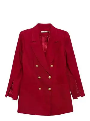Alice + Olivia Double-breasted Blazer - Red