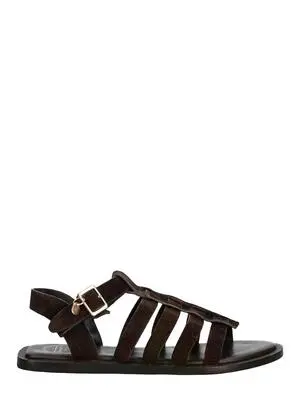 Gant Buckle-fastening Suede Sandals - Brown
