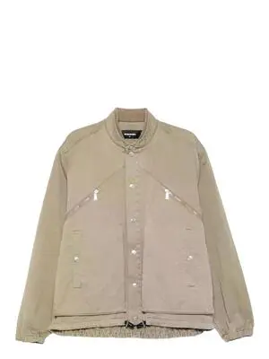 Dsquared2 Zip-Pocket Drawstring Jacket Green