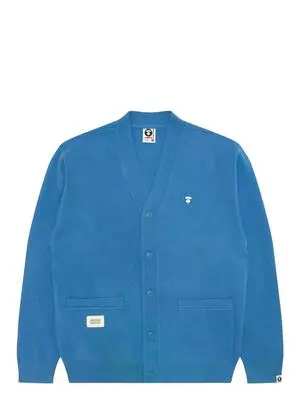 AAPE BY *A BATHING APE® Ape Head Cardigan - Blue