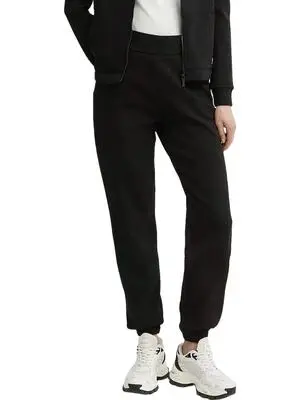 Armani Exchange Elastic-cuff Joggers - Black