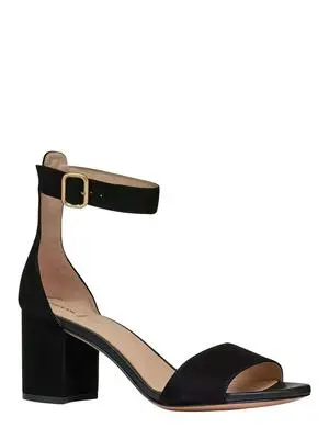 Geox Ankle-strap Block-heel Sandals - Black