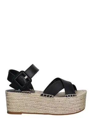 BOSS Cross-strap Espadrilles - Black
