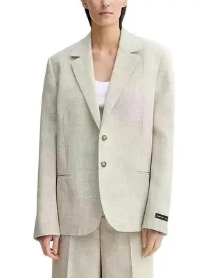 HERSKIND Notched-lapel Linen Blazer - Neutrals