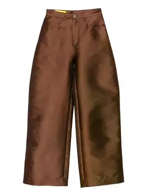 MARQUES' ALMEIDA Mikado Trousers - Brown
