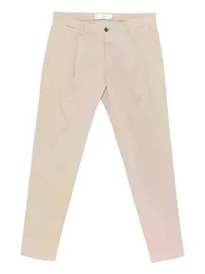 BRIGLIA 1949 Tiberio Pleated Chinos - Neutrals