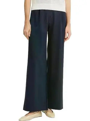 Patrizia Pepe Elastic-waistband Palazzo Trousers - Blue