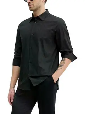 Armani Exchange Cotton Long-sleeve Shirt - Black