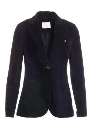 CIRCOLO 1901 Button-fastening Corduroy Blazer - Black