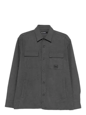 Karl Lagerfeld Double-pocket Shirt - Grey