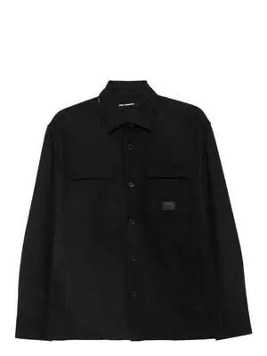 Karl Lagerfeld Double-pocket Shirt - Black