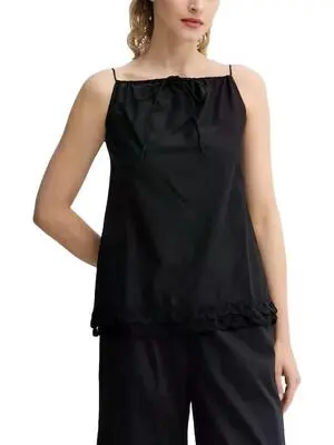 BY MALENE BIRGER Lace-trimmed Top - Black