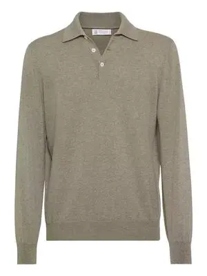 BRUNELLO CUCINELLI Polo-Neck Cashmere Sweater