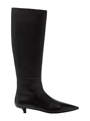 Marsèll Leather Knee-high Boots - Black