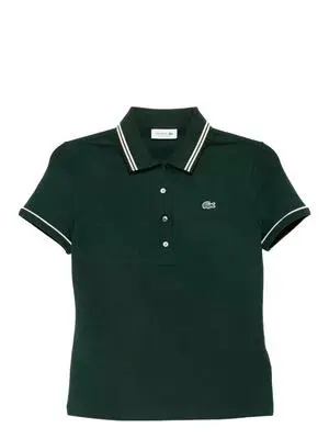Lacoste Logo-embroidered Polo Shirt - Green