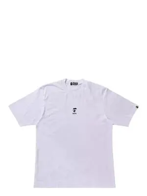 A BATHING APE Ape Face Logo T-shirt - White