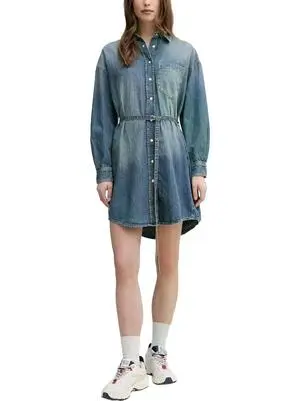 JOOP! Denim Mini Shirt Dress - Blue