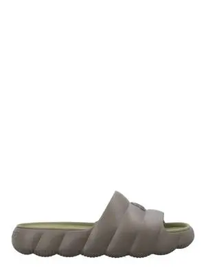 Moncler Lilo Quilted Eva Sliders - Green