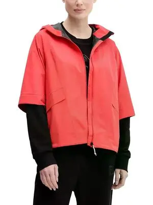 PEAK PERFORMANCE Zip-off Sleeves Hooded Jacket - Red