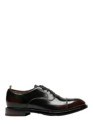 Officine Creative Leather Oxford Shoes - Black
