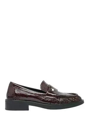 STRATEGIA SHOES Patent Leather Loafers - Red