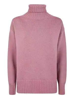 DRUMOHR Wool Turtleneck Sweater - Pink