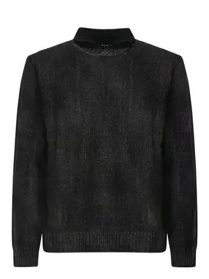 DONDUP Wool Ribbed Sweater - Black