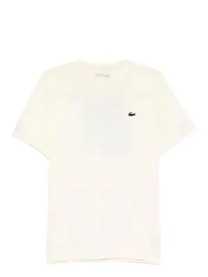 Lacoste Logo-patched T-shirt - Neutrals