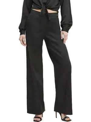 Guess Wide-leg Trousers - Black