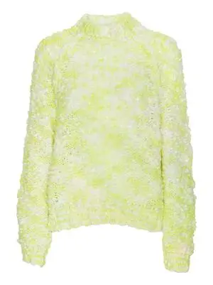 Henrik Vibskov Bobble-stitch High Neck Sweater - Yellow