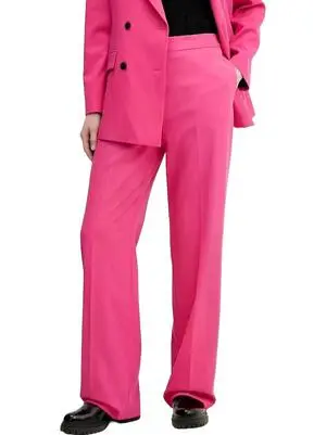 Hugo Wide-leg Trousers - Pink
