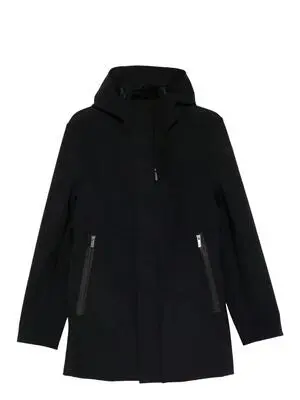 RRD Hooded Zip-fastening Coat - Black