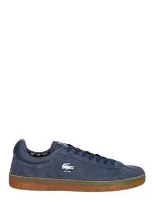 Lacoste Logo-detail Suede Sneakers - Blue