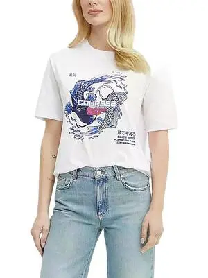 Patrizia Pepe Printed T-shirt - White